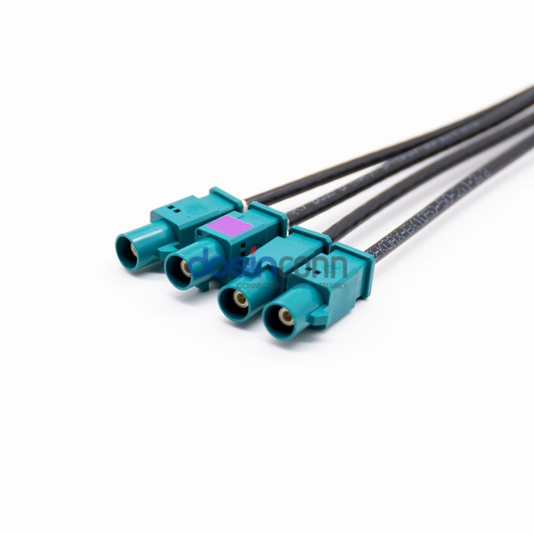 Mini Fakra Female A Code to Fakra Male Z Code Extension Cable