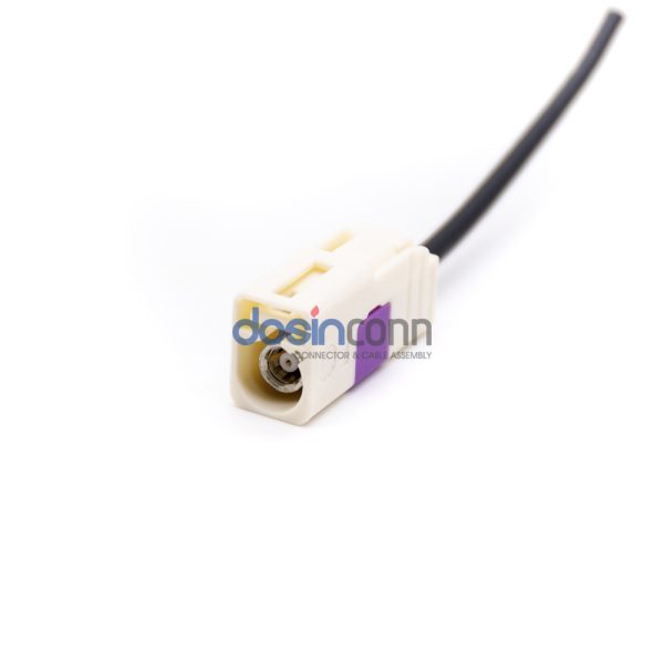 Fakra B Code White Female to Fakra Male RG174 Cable